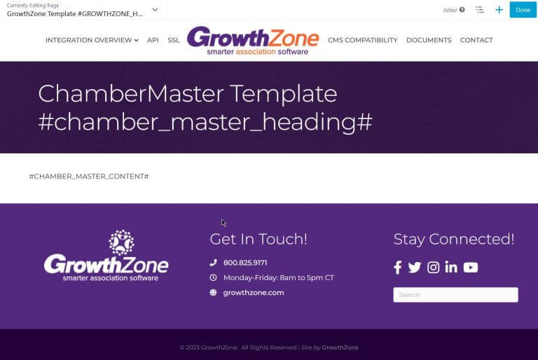 ChamberMaster Custom Template - GrowthZone