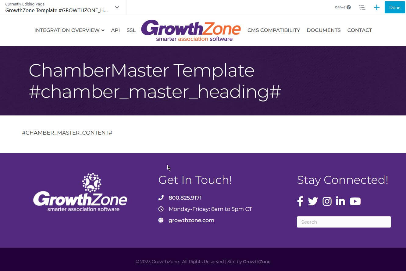 ChamberMaster Custom Template - GrowthZone