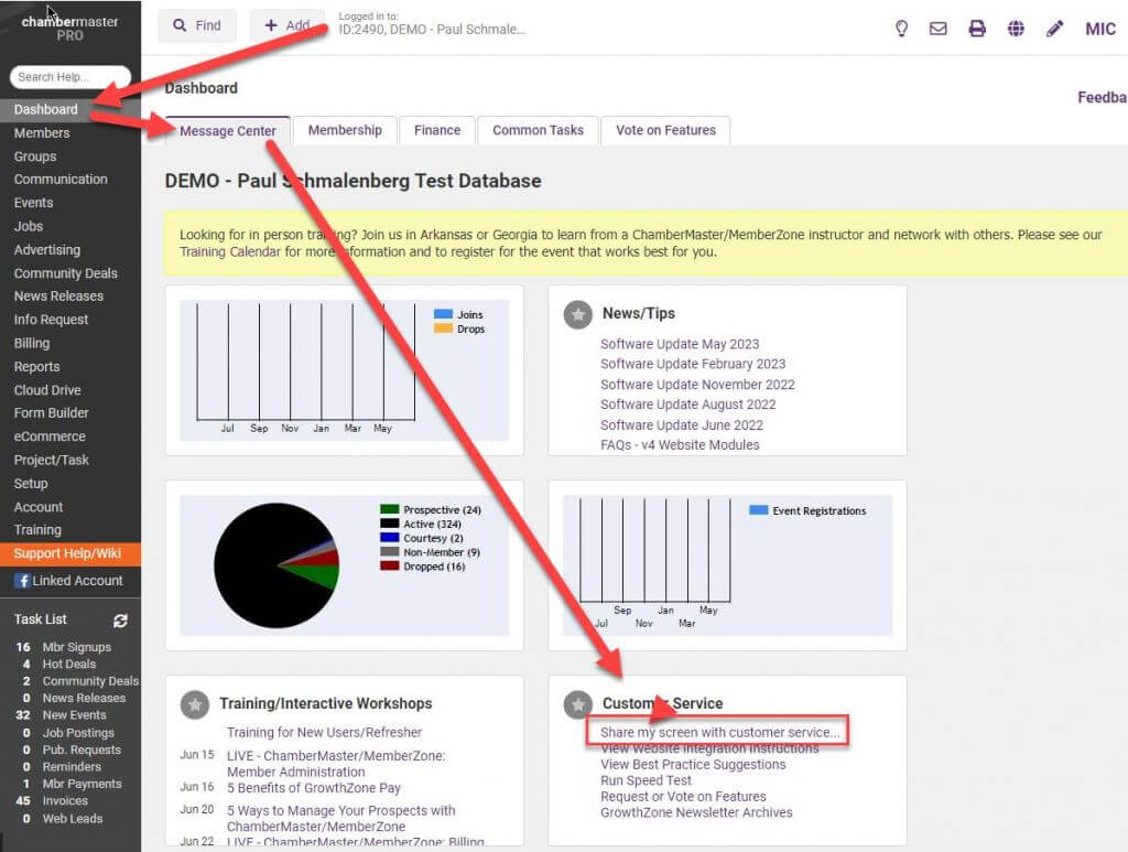 ChamberMaster Custom Template - GrowthZone